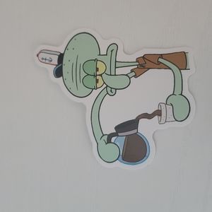 Other | Squidward Coffee Sticker | Poshmark